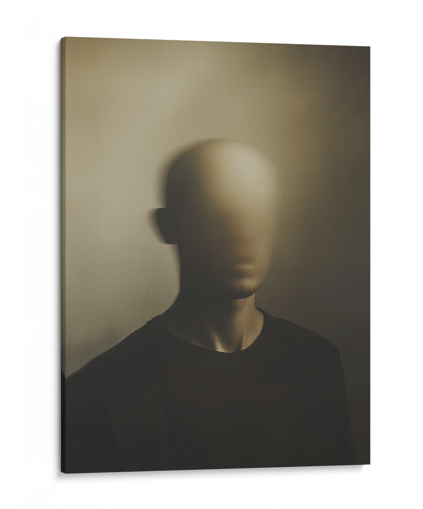 Faceless Silence Wall Art – KhayosArt